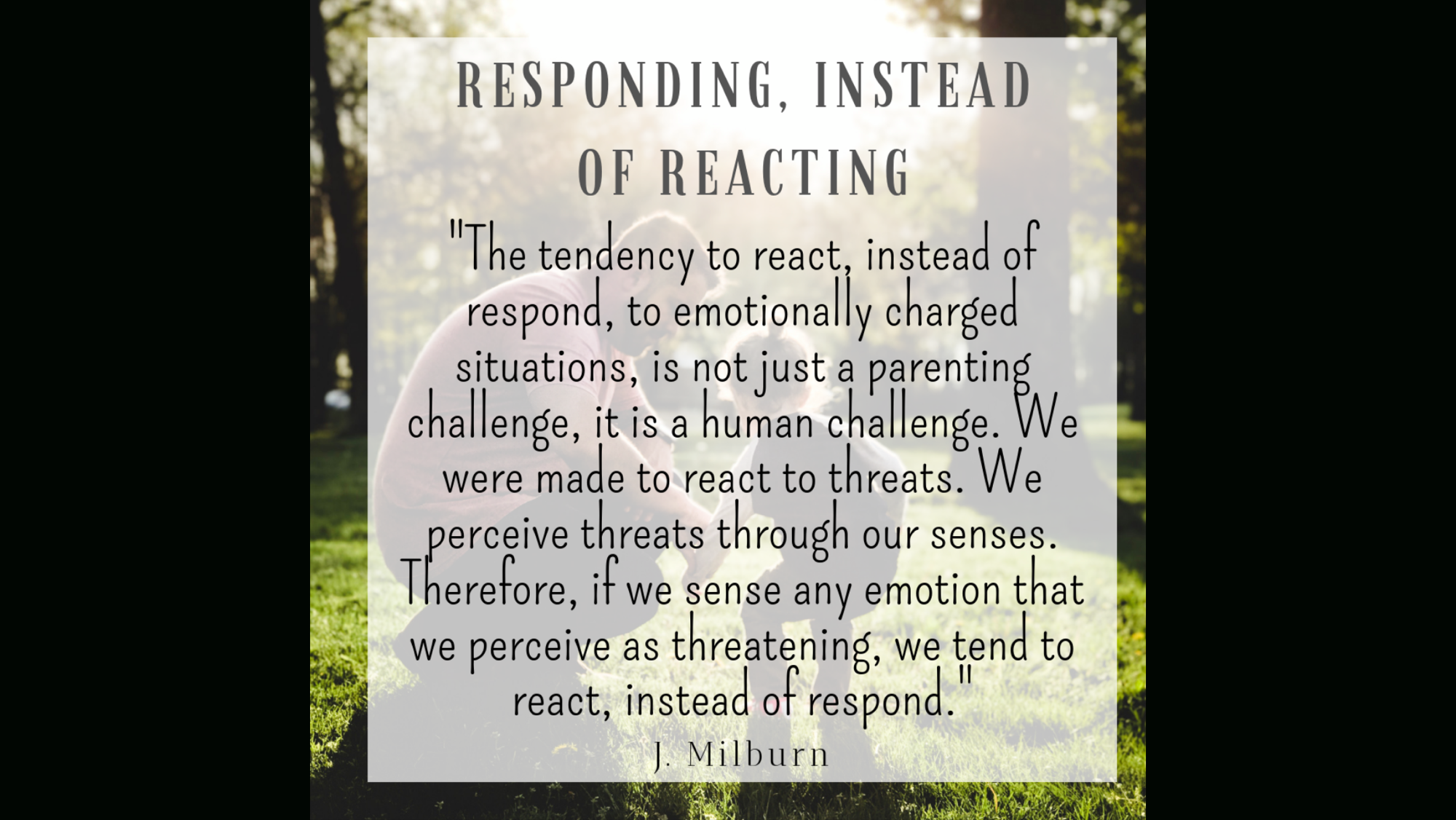 Responsive Parenting – Building trust with empathy and love