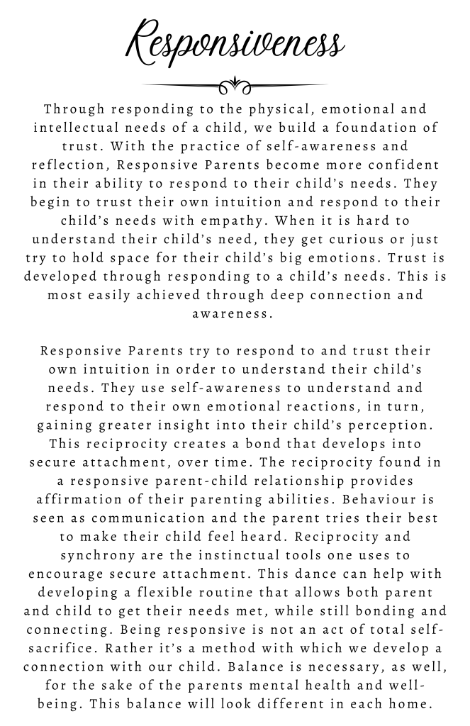 The Principles of Responsive Parenting (Updated 2021) – Responsive ...